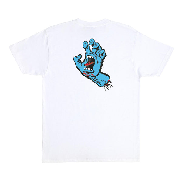 Santa Cruz Screaming Hand T-Shirt White – Preduce