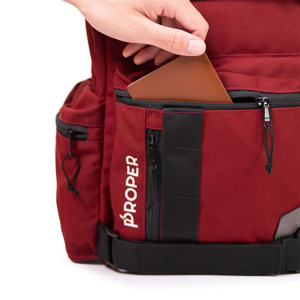 Proper Backpack Maroon| Preduce Skateboards